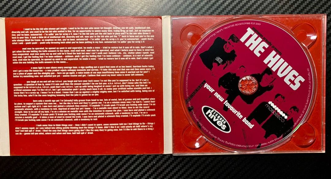 The Hives - Your New Favourite Band (CD ENHANCED DIGIPAK, UK, 2002 ...