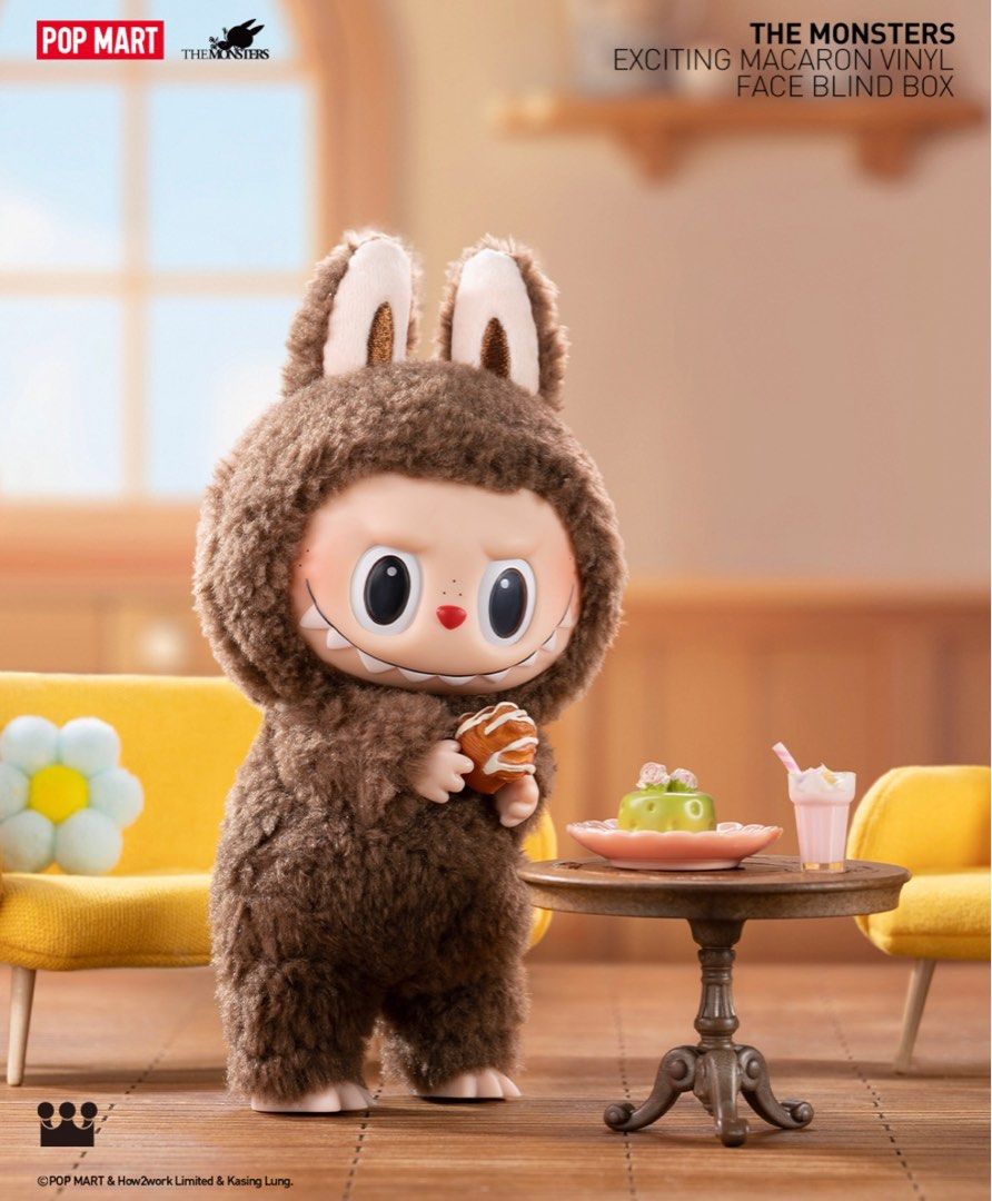 THE MONSTERS EXCITING MACARON VINYL FACE POPMART / FULL SET / SINGLE ...