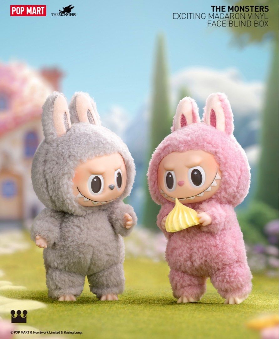 THE MONSTERS EXCITING MACARON VINYL FACE POPMART / FULL SET / SINGLE ...