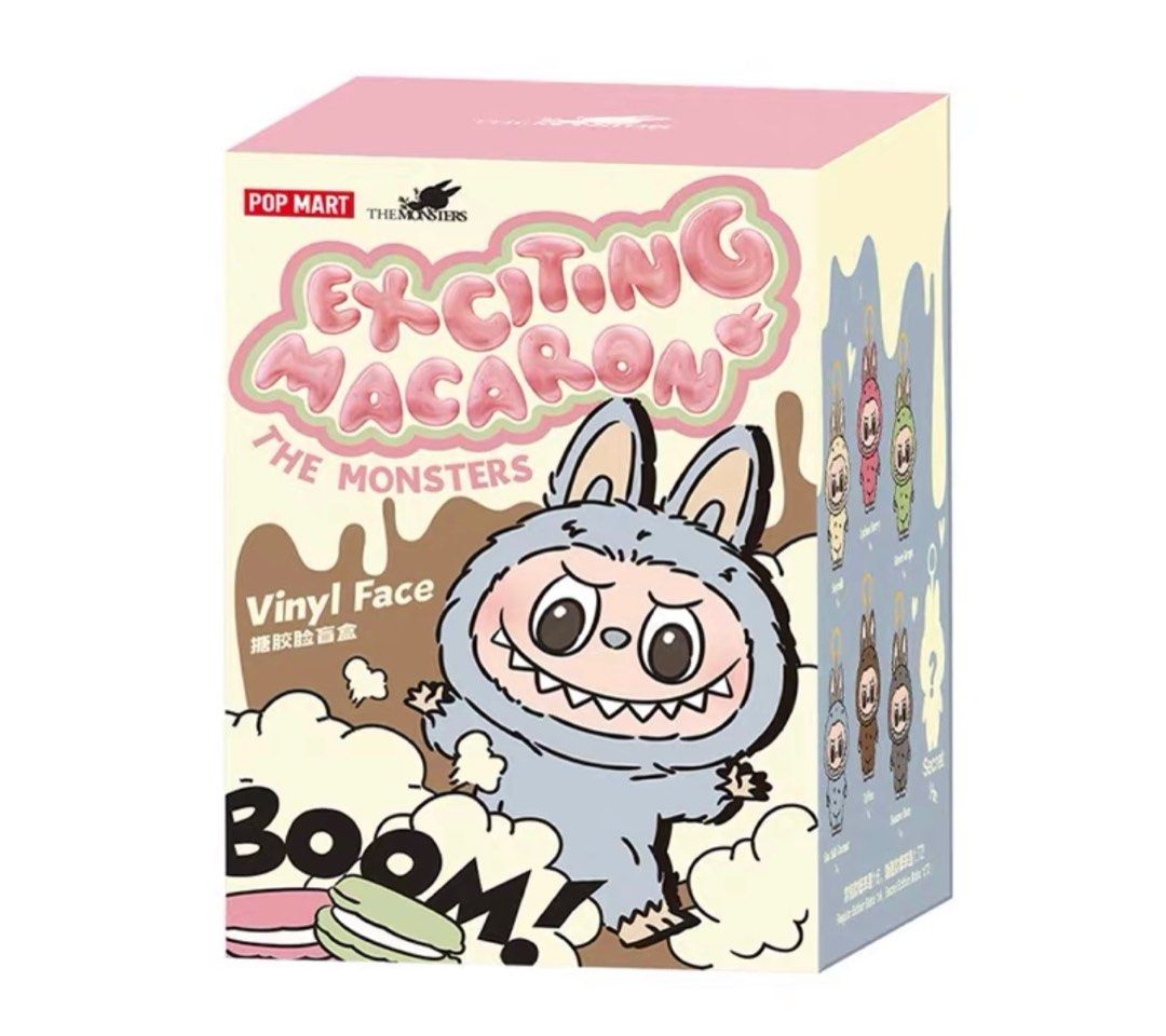 THE MONSTERS EXCITING MACARON VINYL FACE POPMART / FULL SET / SINGLE ...