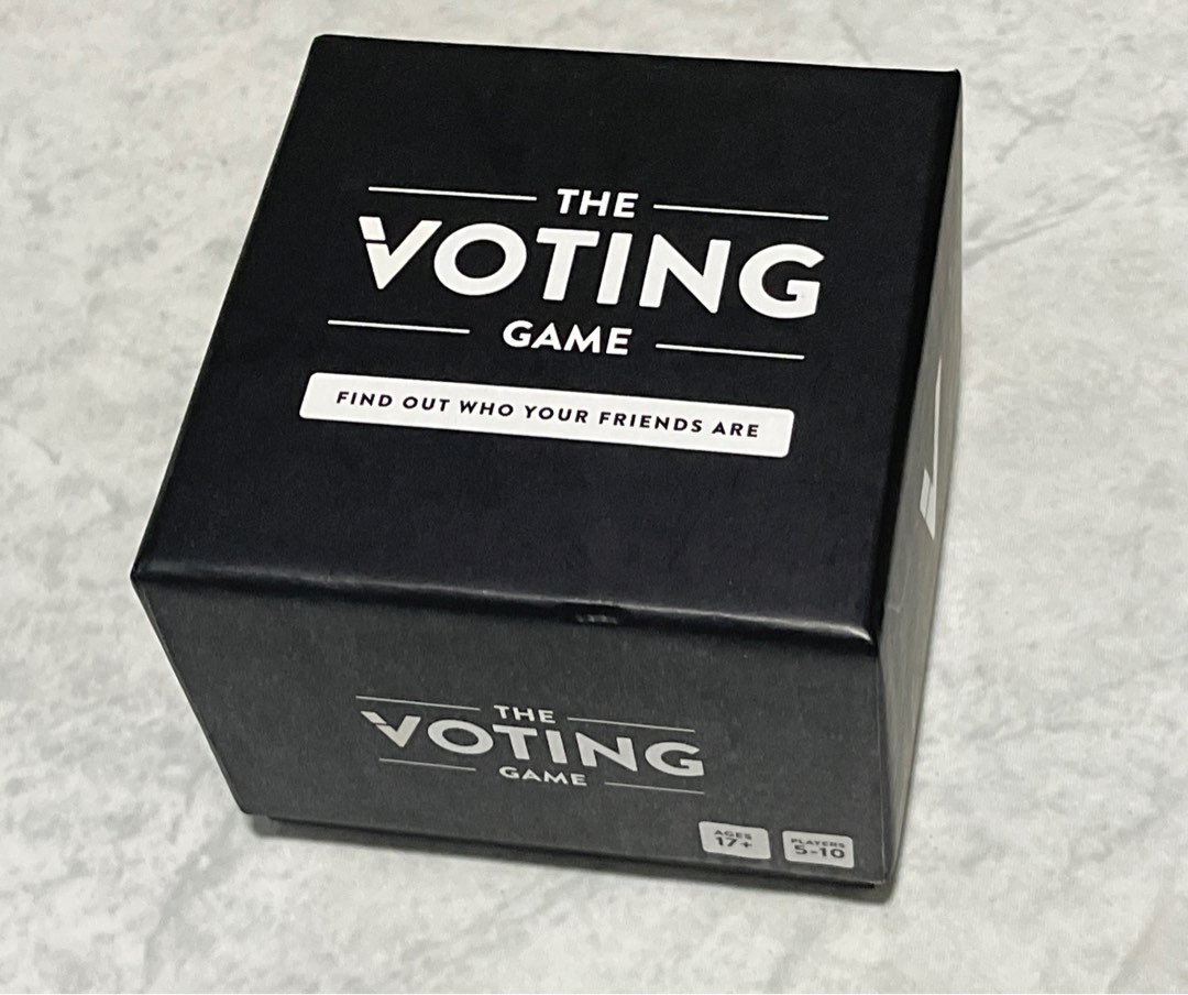 The voting game card game for game nights, Hobbies & Toys, Toys & Games ...