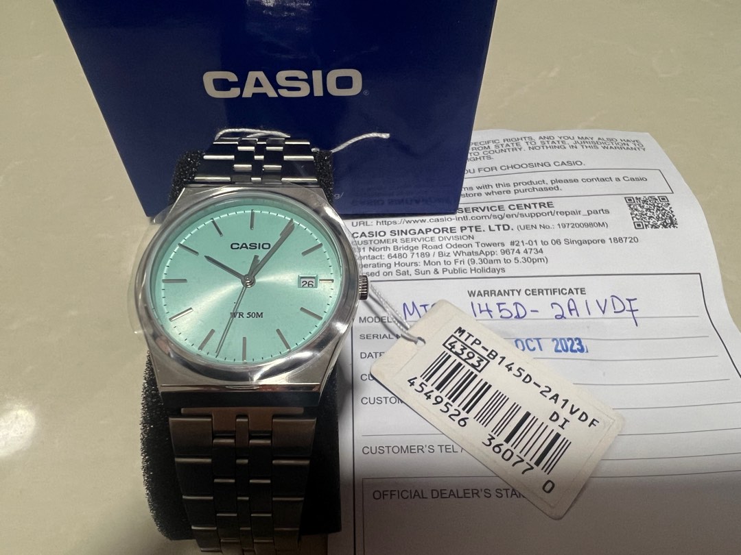 Tiffany Blue Casio (Brand New/highly sought after), Luxury, Watches on ...