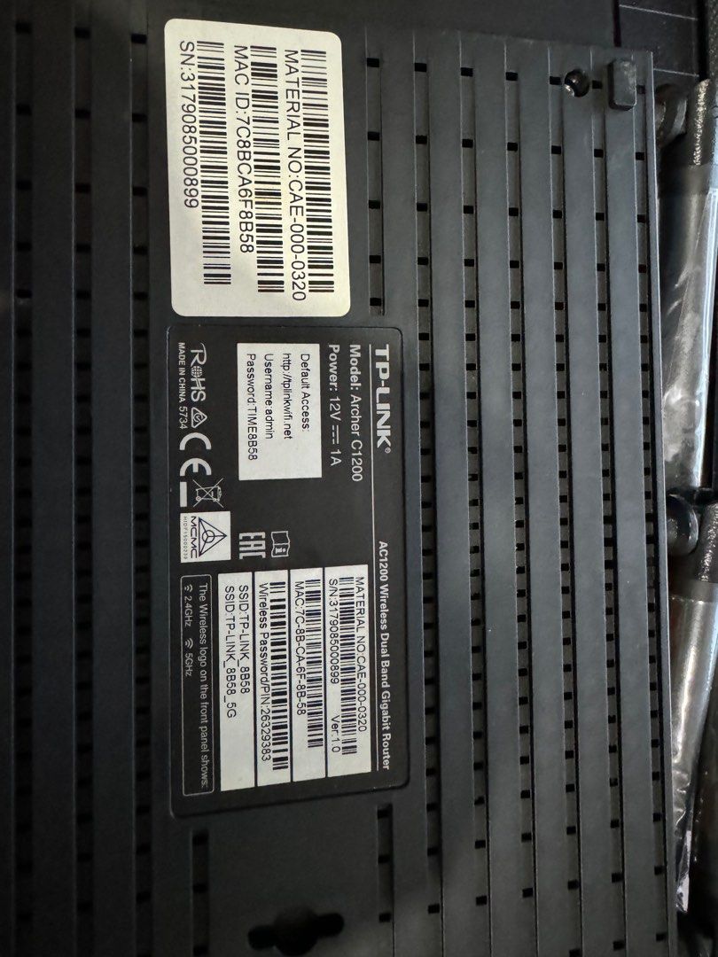 Time Router TP Link, Computers & Tech, Parts & Accessories, Networking ...