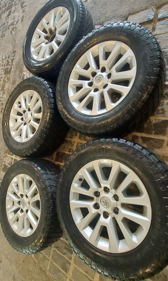 Toyota Prado 18" Mags and Tires, Car Parts & Accessories, Mags and ...