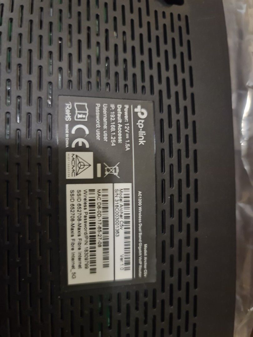 Tplink Wifi Router Computers And Tech Office And Business Technology On