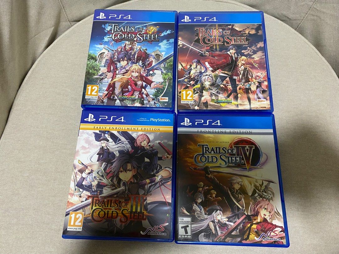 Trails of Cold Steel 1, 2, 3 & 4, Video Gaming, Video Games ...