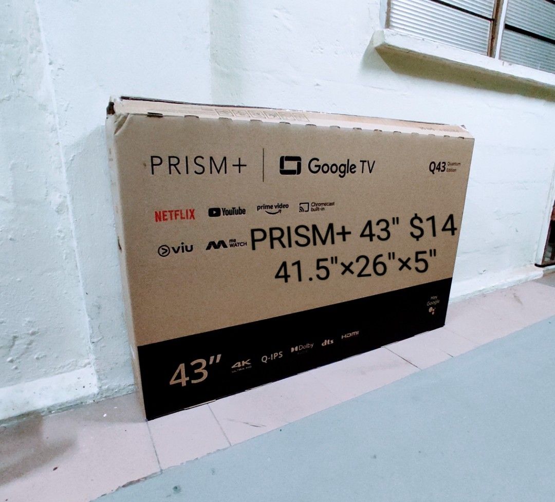 TV box with styrofoam, Furniture & Home Living, Home Improvement ...