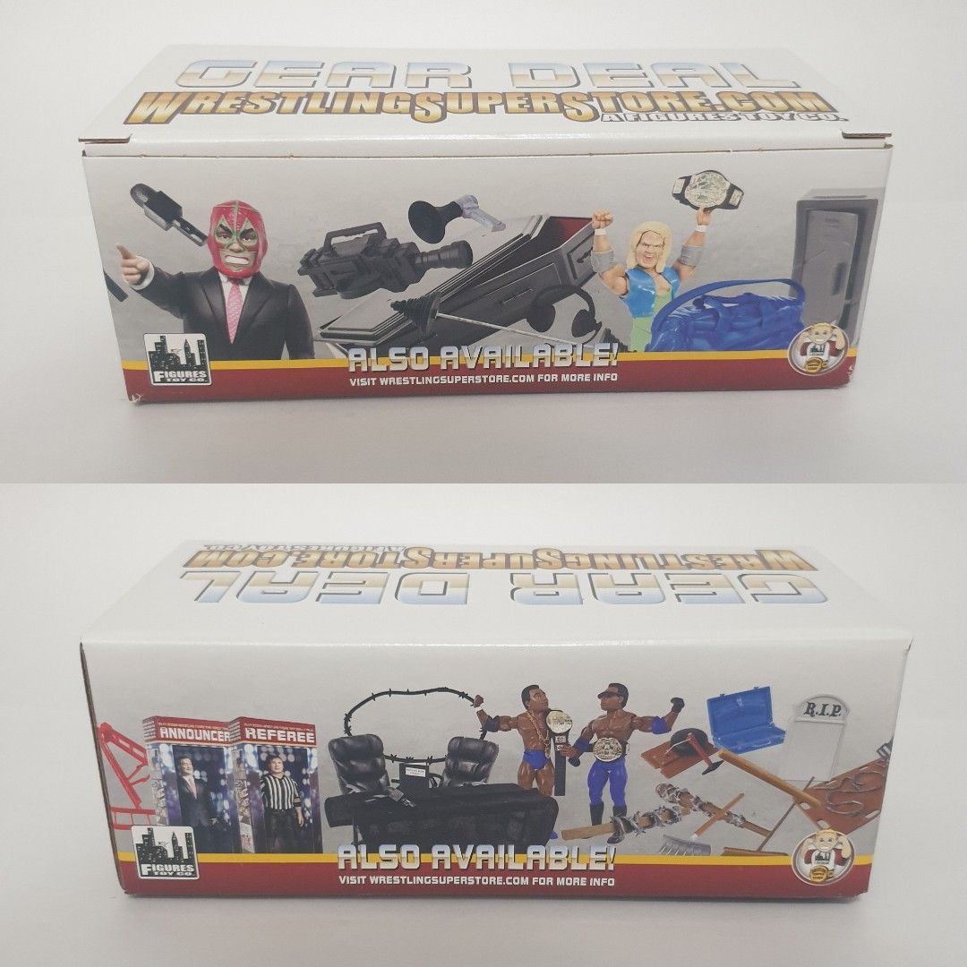 ULTIMATE BLACK COMMENTATOR TABLE PLAYSET for WWE Wrestling Action ...