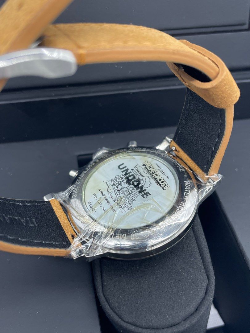 Undone Steamboat Willie Disney Mickey Mouse 40mm Quartz Watch, Men's ...