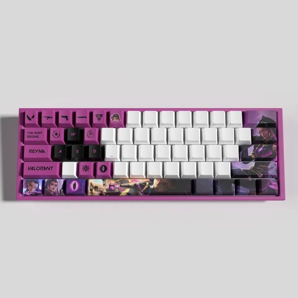 Valorant keycaps Reyna keycaps collectibles 29 keys OEM profile PBT dye ...