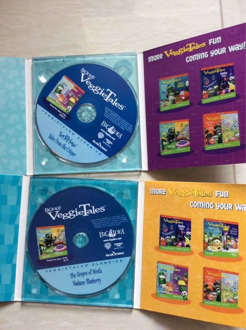 Veggie Tales VCD, Hobbies & Toys, Music & Media, CDs & DVDs on Carousell