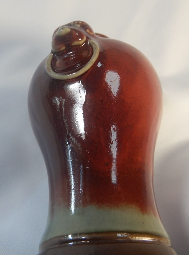 Vintage Chinese Ox Blood Red glazed vase circa early 20th Century Rare ...