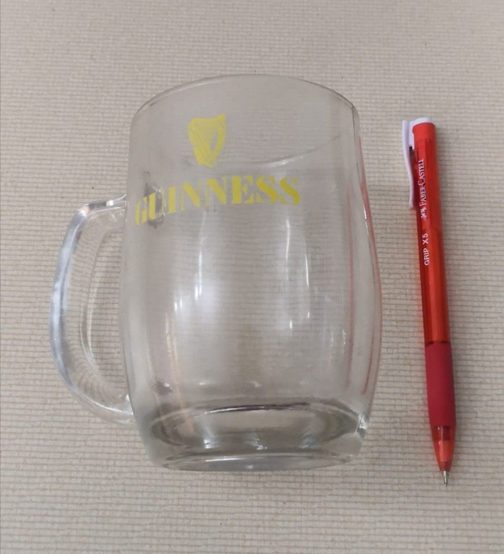 Vintage Guinness glass mug, Furniture & Home Living, Kitchenware ...