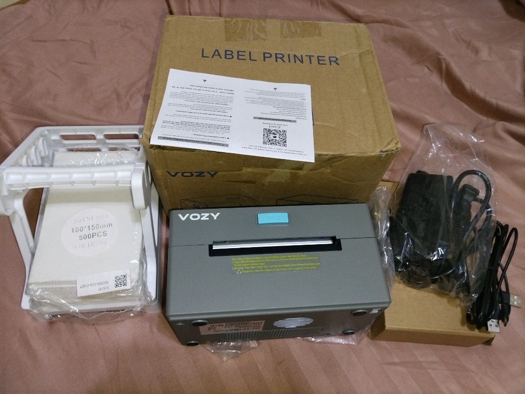 Waybill Printer VOZY T7 Cellphone Bluetooth USB Thermal Printer A6 4*6 ...