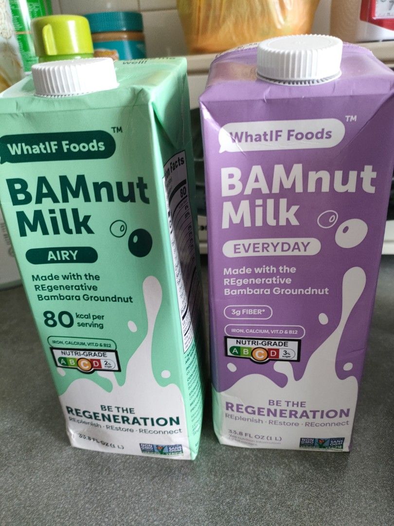 WhatIF Food BAMnut Milk Airy and Everyday, Food & Drinks, Beverages on Carousell