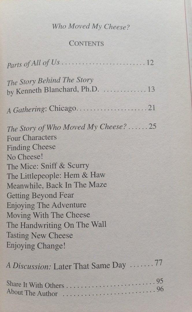 Who Moved My Cheese? #1 Bestseller The World's Most Popular Management ...