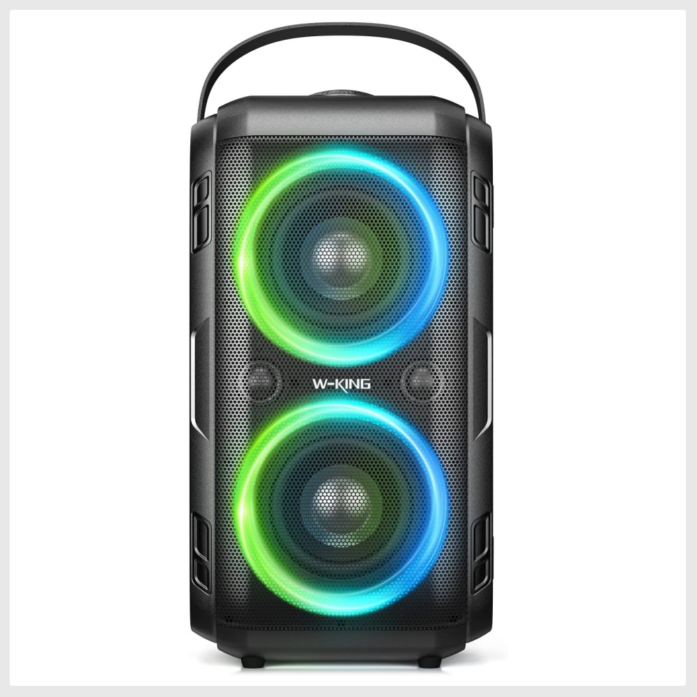W-KING 80W Bluetooth Speaker Loud, Super Rich Bass, Huge 105dB Sound ...