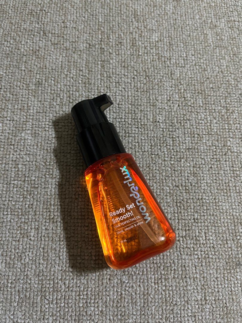 JUAL RUGI!!! wonderlux ready set smooth hair oil, Kesehatan ...