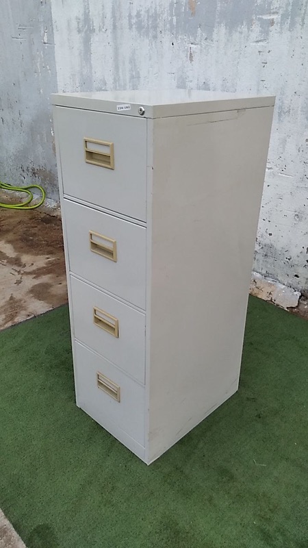 Y23D Almari Laci Besi 4 Tier Metal Drawer Iron Cabinet Grey, Furniture ...