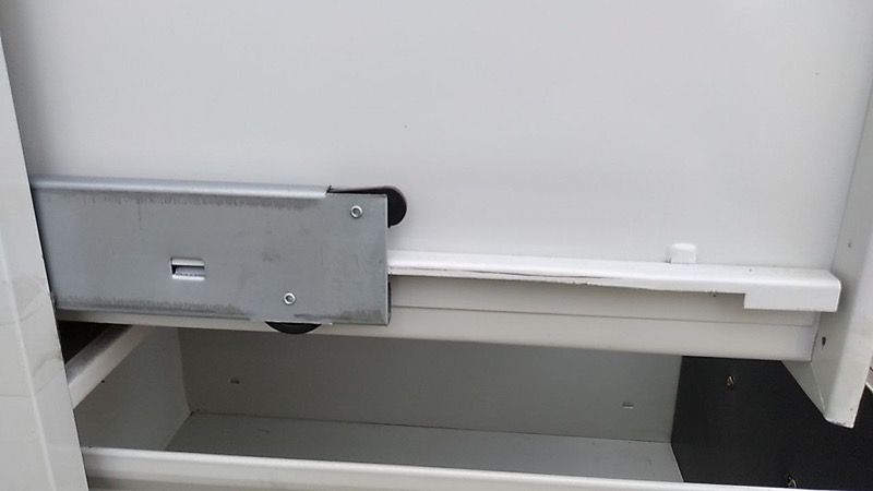 Y23D Almari Laci Besi 4 Tier Metal Drawer Iron Cabinet Grey, Furniture ...