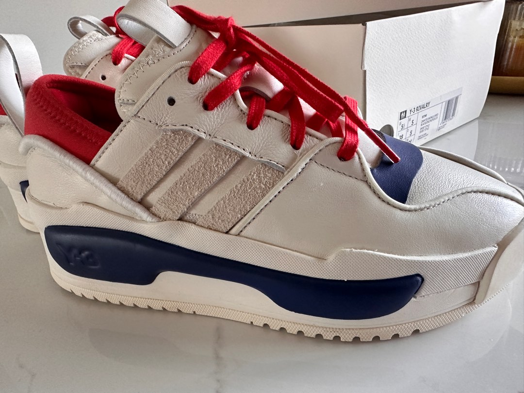 Y3 Rivalry Red Blue White sneakers, Luxury, Sneakers & Footwear on ...