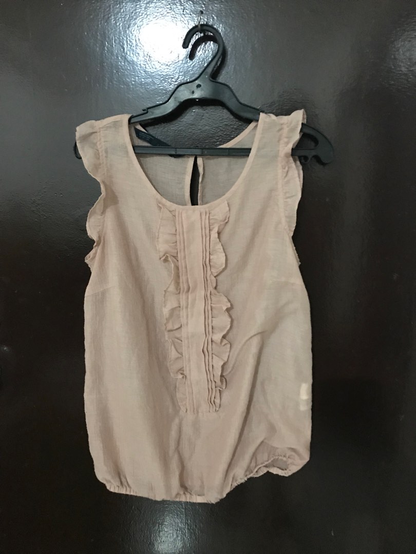Zara top, Women's Fashion, Tops, Sleeveless on Carousell