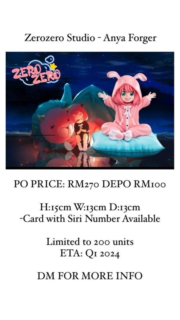 Zerozero Studio - Anya Forger, Hobbies & Toys, Toys & Games on Carousell