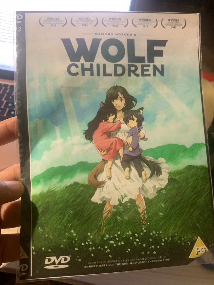 [07] FREEBIE: DVD - Wolf Children, Hobbies & Toys, Music & Media, CDs & DVDs on Carousell