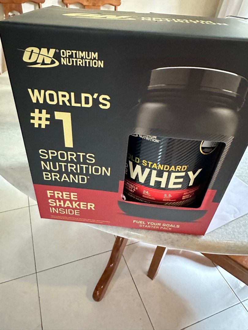 100% Whey Gold Standard Chocolate Hazelnut (2 lb/907g), Health & Nutrition, Health Supplements ...