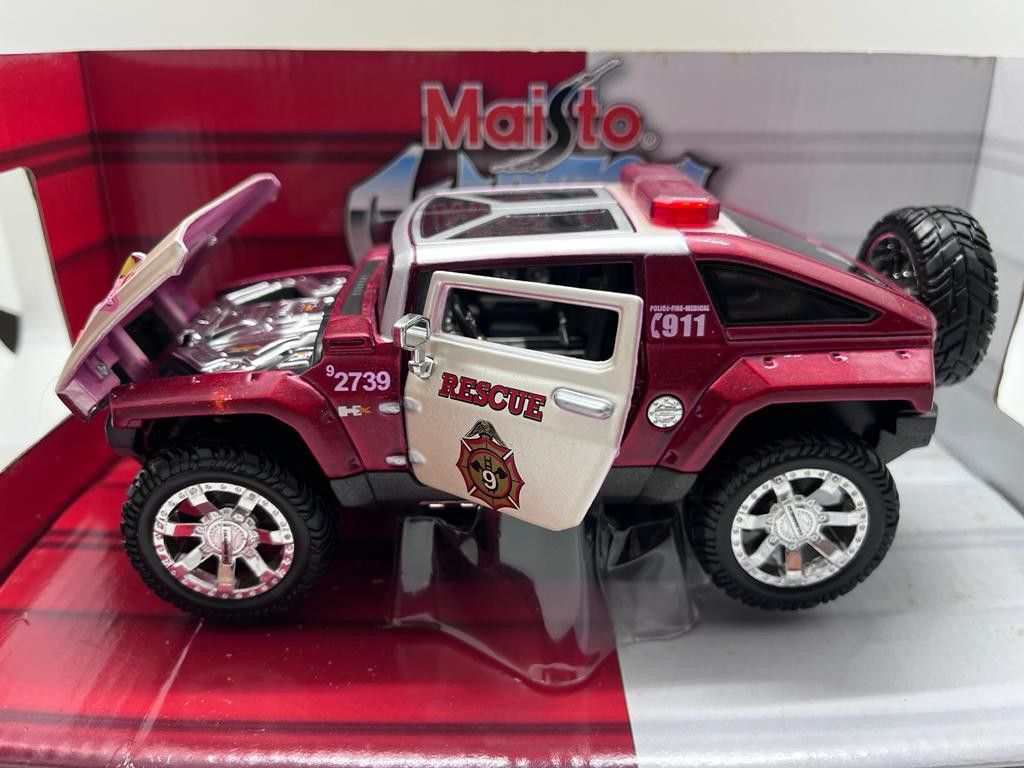 1:24 Hummer Hx Concept Fire Rescue by Jada Toys, Hobbies & Toys, Toys ...