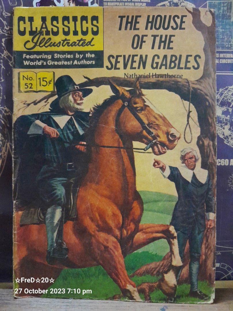 1948 Classics Illustrated The House Of The Seven Gables No.52 Comics ...