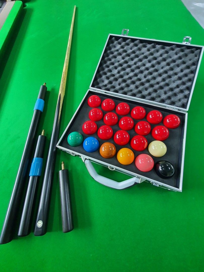 1 pc Stamford series 1 snooker cue + Aramith 1g snooker ball set., Sports Equipment, Sports ...