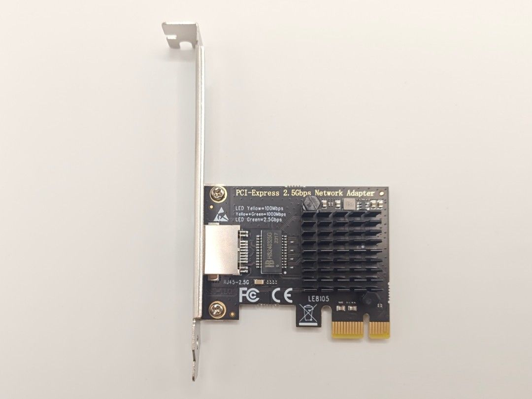 2.5GBase-T PCI Express 網路轉接器 網卡 Realtek RTL8125BG, 電腦＆科技, 電腦周邊及配件, Wifi ...