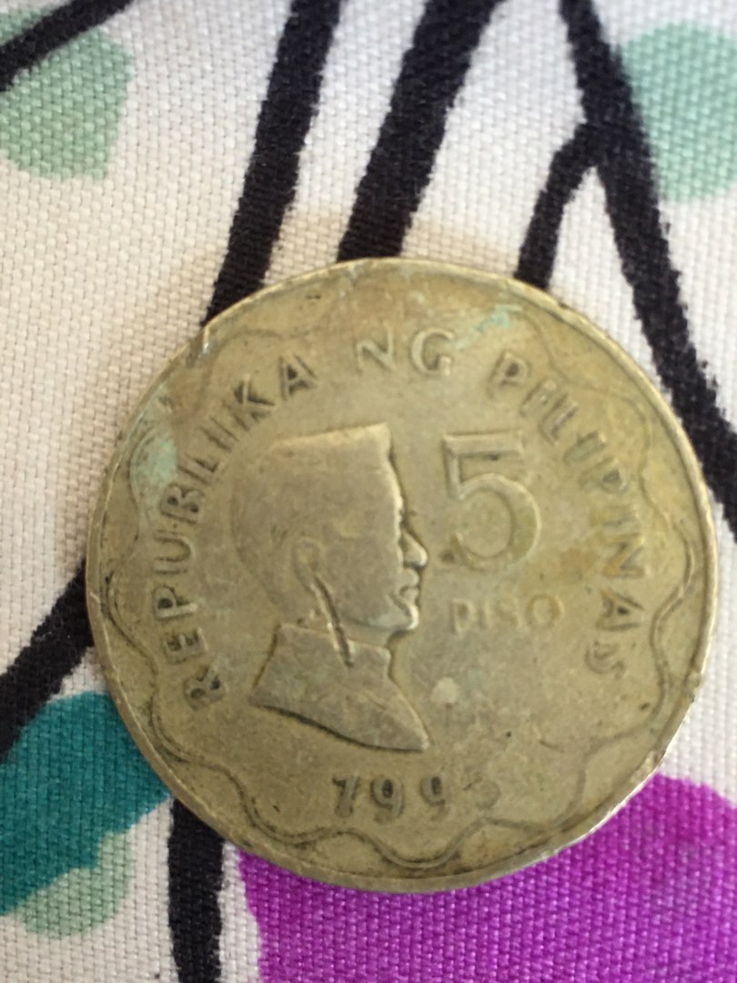 5 peso error coin no name of the hero, Hobbies & Toys, Memorabilia ...