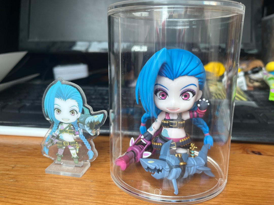 黏土人 1535 LOL 英雄聯盟 吉茵珂絲 jinx 連特典, 興趣及遊戲, 玩具 & 遊戲類 - Carousell