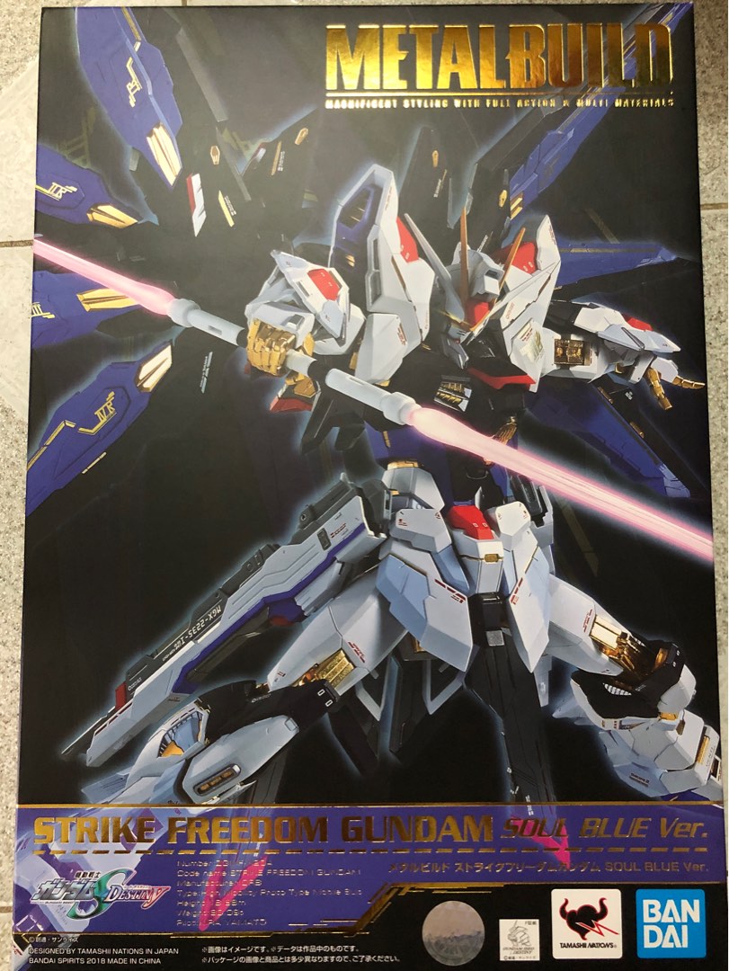 二手已開 Metal Build 突擊自由高達 Soul blue Strike Freedom MB SF, 興趣及遊戲, 玩具 & 遊戲類 ...