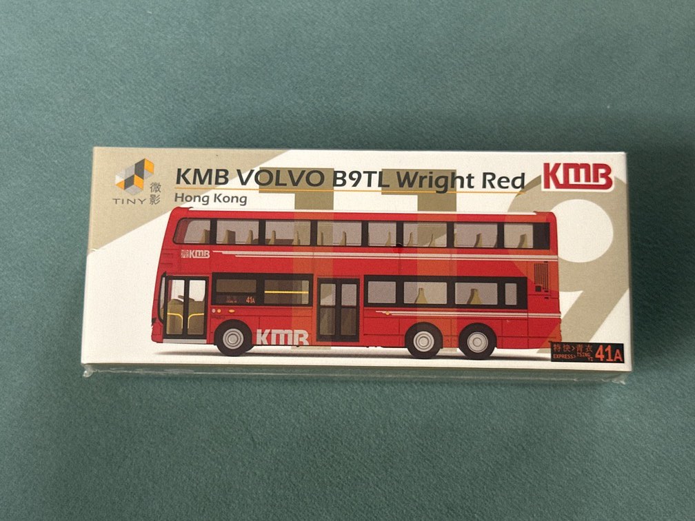 (絕版) 微影 119 KMB VOLVO B9TL Wright Red 首版路線41A｛全新未拆｝, 興趣及遊戲, 玩具 & 遊戲類 ...