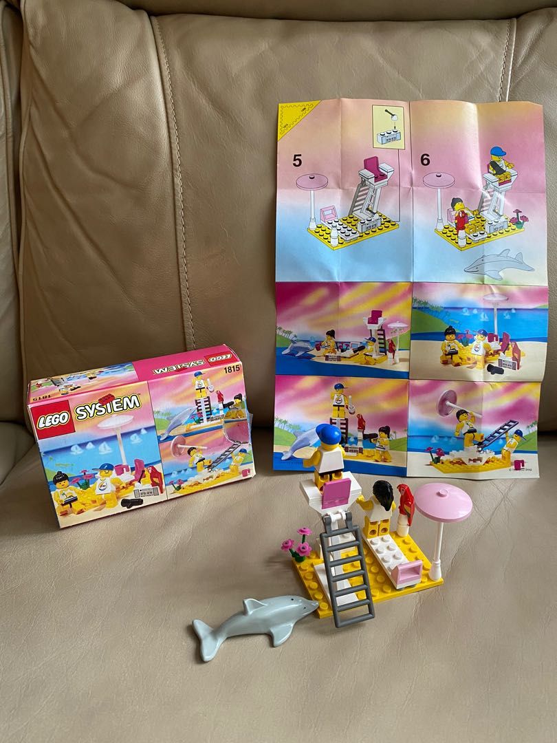非常新 絕版 lego 1815 Paradisa Lifeguard 救生員, 興趣及遊戲, 玩具 & 遊戲類 - Carousell