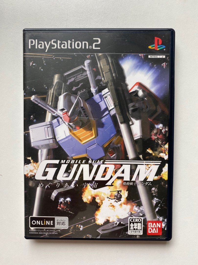 原裝 日版 PS2 Gundam game 高達遊戲 相逢宇宙篇, 電子遊戲, 電子遊戲, PlayStation - Carousell