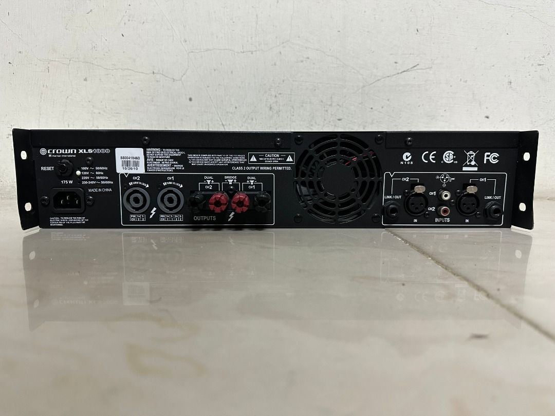 美國 CROWN XLS1000 後級擴大機 1100W~, 耳機及錄音音訊設備, 音樂播放裝置 MP3及CD 播放器在旋轉拍賣