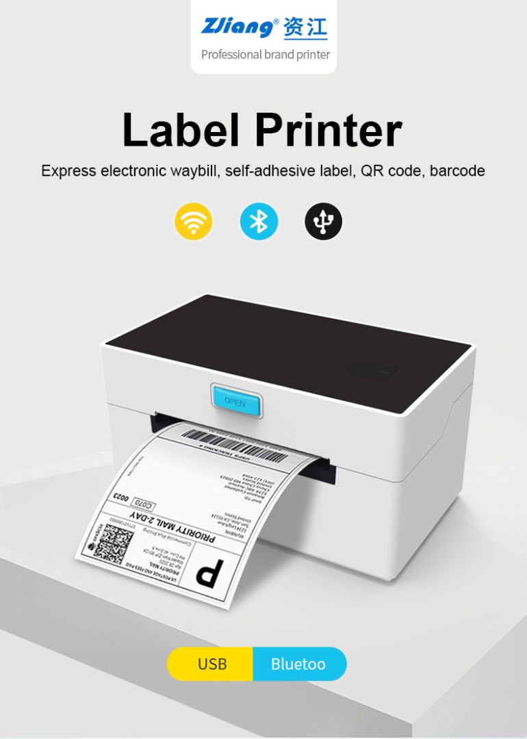 Thermal label printer ,label printer , thermal printer(USB+BLUETOOTH ...