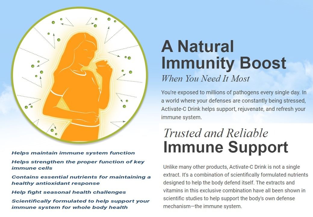 ACTIVATE-C IMMUNE COMPLEX DRINK, Health & Nutrition, Health Supplements, Vitamins & Supplements ...