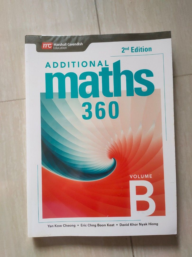 Additional Maths 360 2nd Edition Vol B, Hobbies & Toys, Books ...