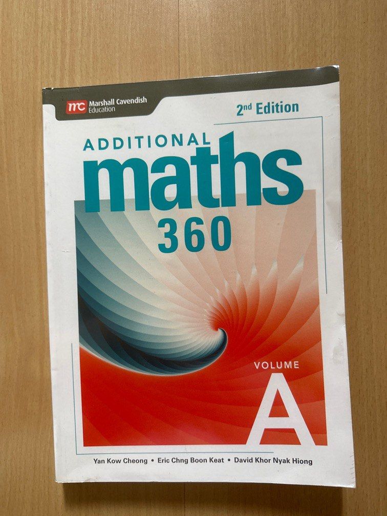 Additional Maths 360 textbook vol. A and B, Hobbies & Toys, Books ...