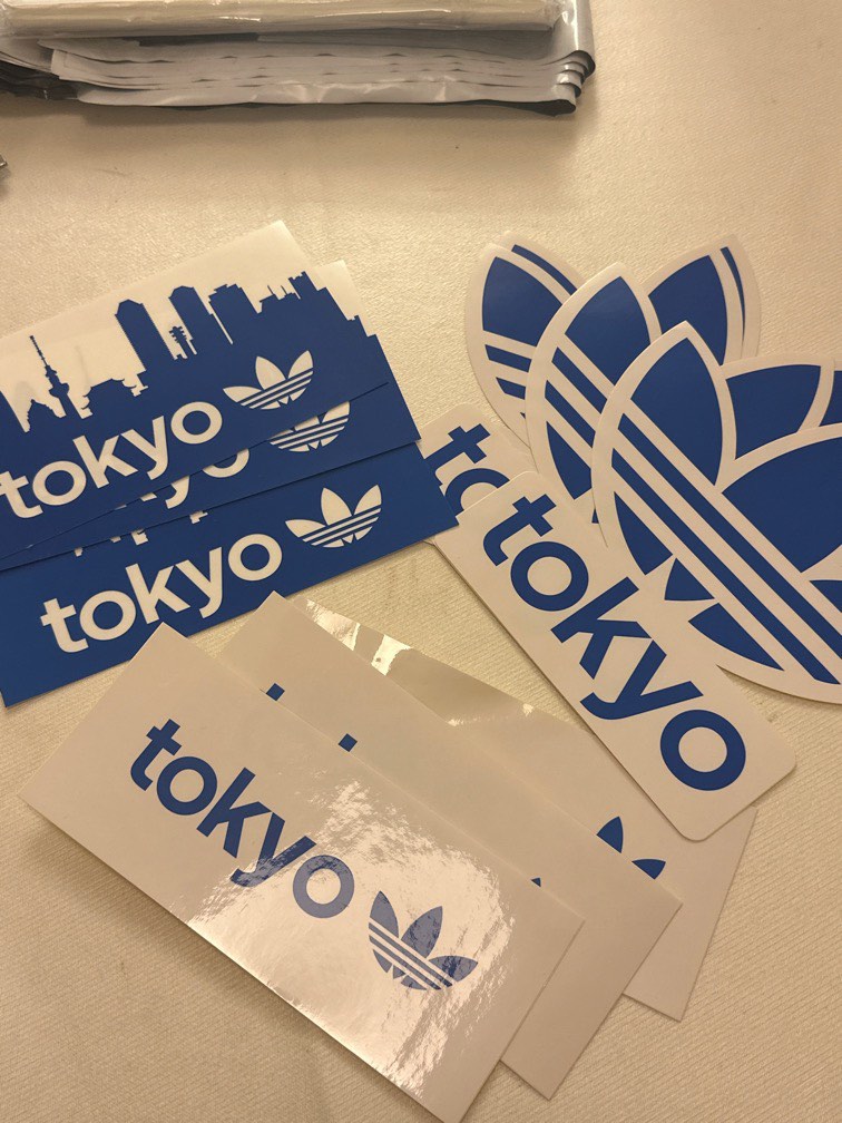 Adidas Tokyo stickers, Hobbies & Toys, Memorabilia & Collectibles ...