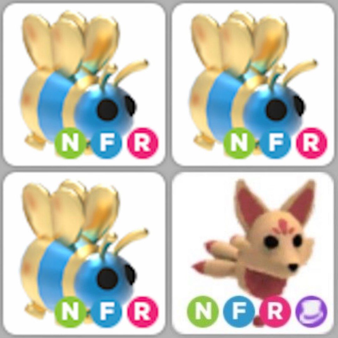 *CHEAP* Adopt Me Pets Queen Bee & Kitsune WTS (Roblox), Video Gaming ...