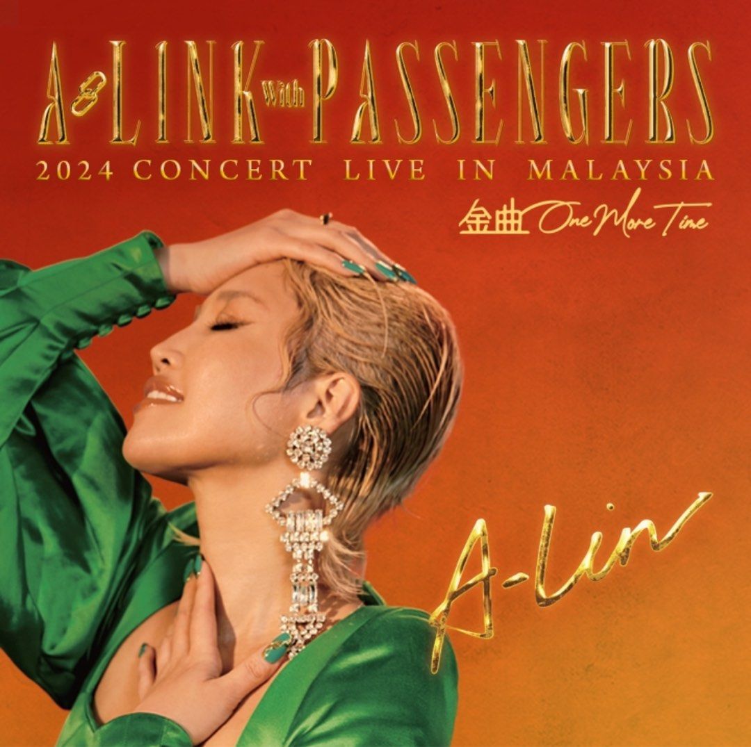 Alin with passengers 2024 Concert live in Malaysia, Tickets & Vouchers, Event Tickets on Carousell