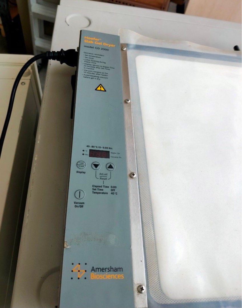 Amersham Bioscience Hoefer Slab Gel Dryer for sale @$ 200 each (AAR 2131), Health & Nutrition ...