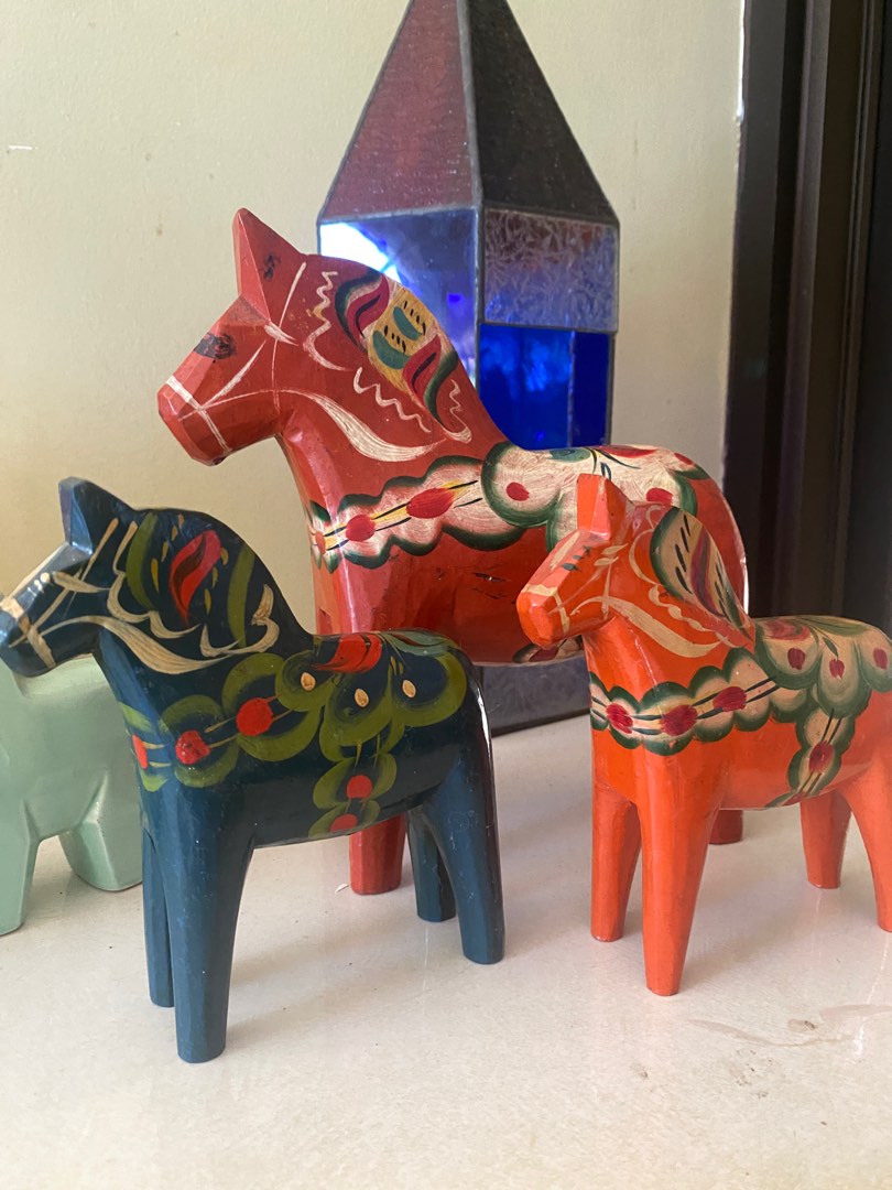 Antique Swedish dala horse, Hobbies & Toys, Memorabilia & Collectibles ...