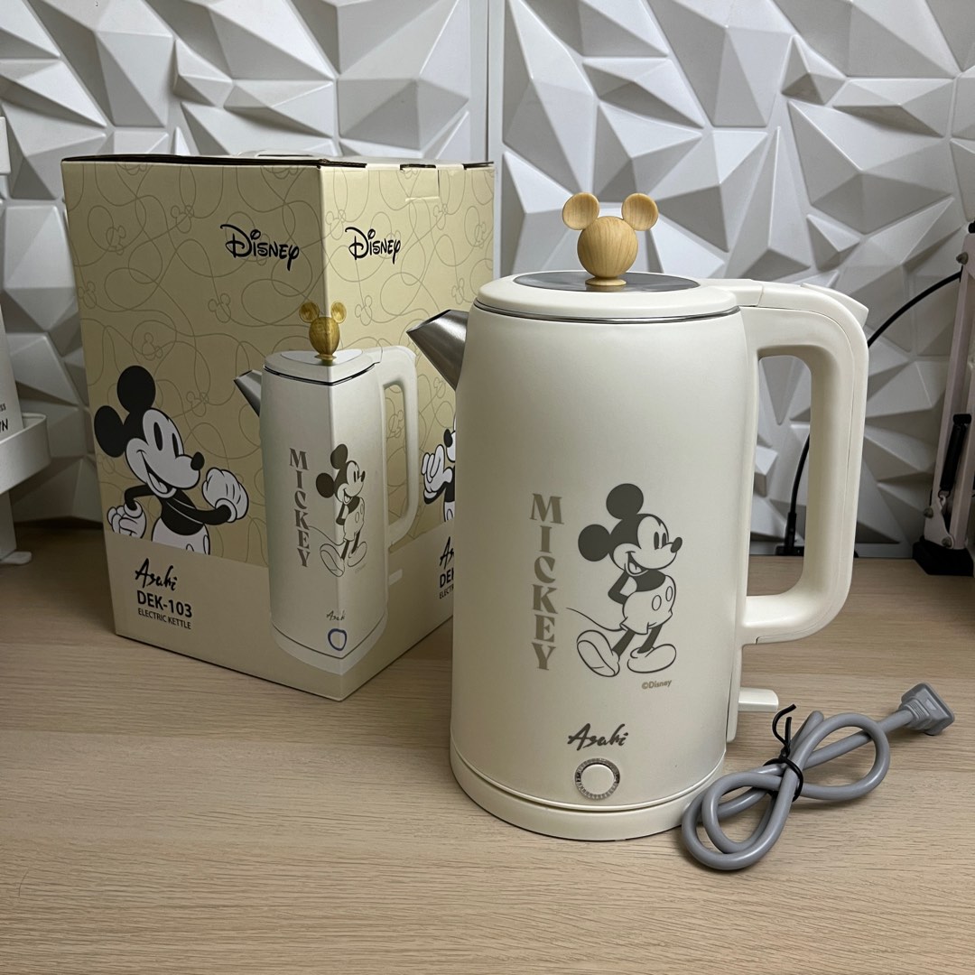 Asahi Mickey Mouse Electric Kettle, TV & Home Appliances, Kitchen ...